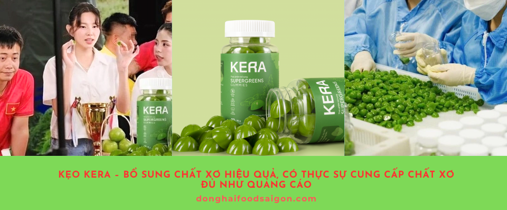 Kẹo Kera – Có Thực Sự Cung Cấp Chất Xơ Đủ Như Quảng Cáo